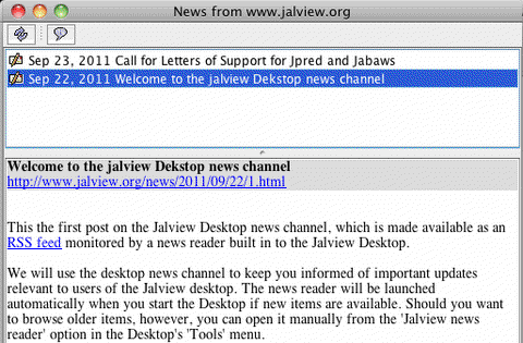 Welcome to the Jalview Desktop news channel - Jalview