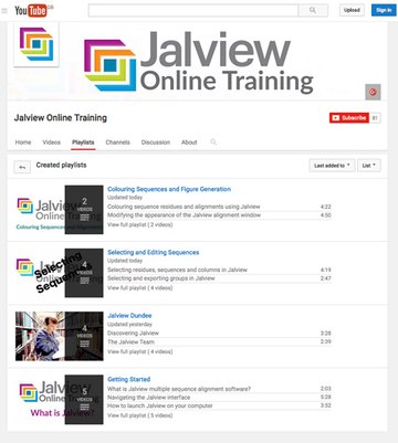 New Jalview Videos - Jalview